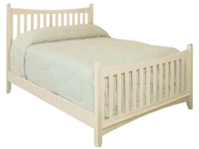 UNFINISHED BED (TWIN - FULL - QUEEN - KING): Unfinished Furniture
