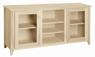 UNFINISHED TV CABINET: Unfinished Furniture