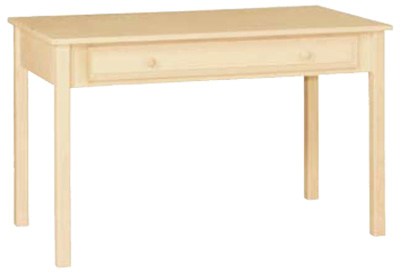 UNFINISHED DESK W/ KEYBOARD PULL OUT: Unfinished Furniture